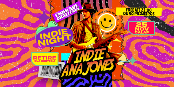 Indie AnaJones / Indie Night - 25 de Nov em Brasília - Sympla