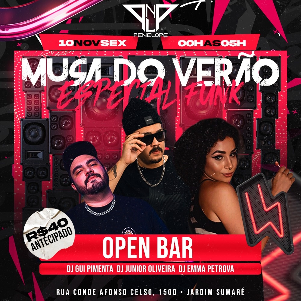 Musa do Verão - Especial Funk - Open Bar 00h as 05h - R$40 em Ribeirão ...