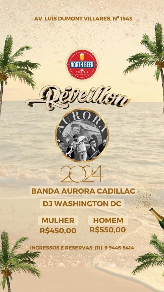 REVÉILLON 2024 - NORTH BEER em São Paulo - Sympla