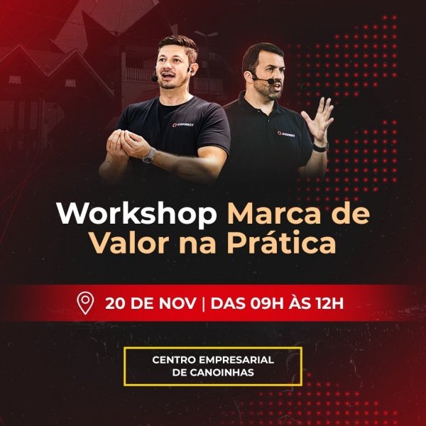 Workshop: Marca de Valor na Prática em Canoinhas - Sympla