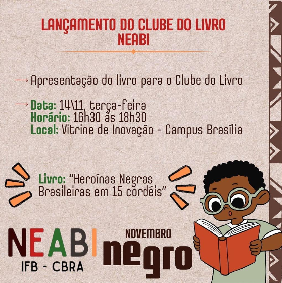 Lançamento do Clube do Livro do Núcleo de Estudos Afro-Brasileiros e ...
