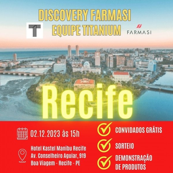 Discovery Farmasi Recife em Recife - Sympla