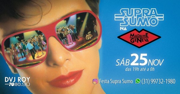 SUPRA SUMO na MADAME GENEVA ::: DVJ Roy em Belo Horizonte - Sympla