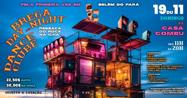 BREGA NIGHT DANCE CLUBE / PELA PRIMEIRA VEZ NO PARÁ em Belém - Sympla