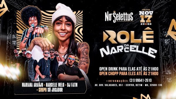 ROLÊ DA NARCELLE em Betim - Sympla