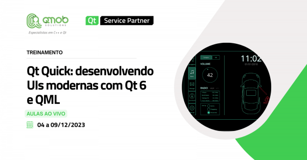 Qt Quick: desenvolvendo UIs modernas com Qt 6 e QML - online - Sympla