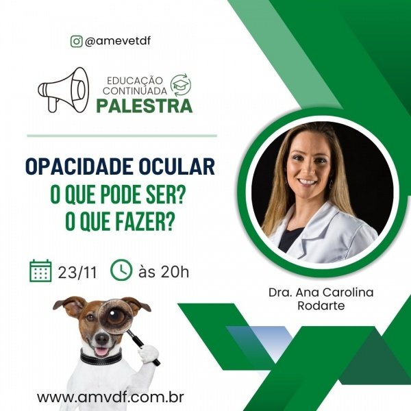 OPACIDADE OCULAR: O QUE PODE SER? O QUE FAZER? - DRA ANA CAROLINA ...