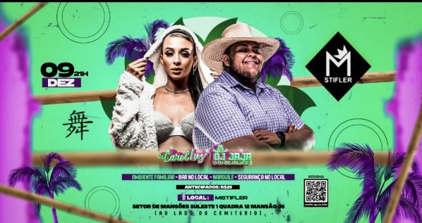 MSTIFLER Carol Luz e DJ JAJA em Cidade Ocidental - Sympla