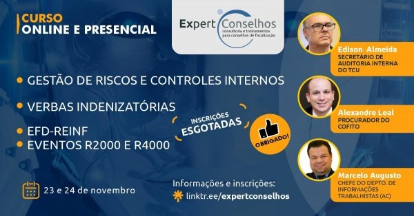 GESTÃO DE RISCOS E CONTROLES INTERNOS | VERBAS INDENIZATÓRIAS | EFD ...