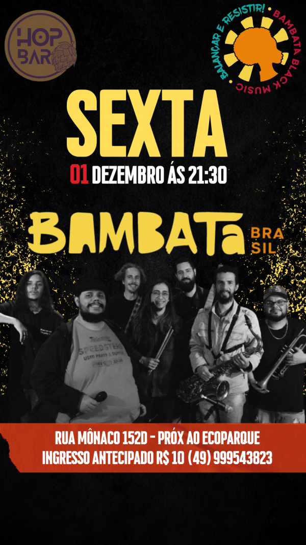 SHOW BAMBATA BRASIL em Chapecó - Sympla