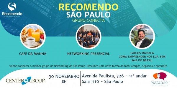Rodada de Negócios - Clube Recomendo Grupo Conecta + Palestra ...