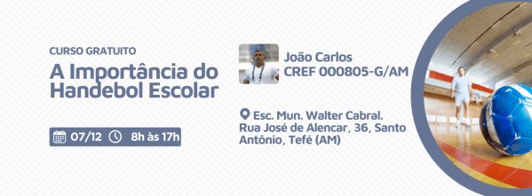 A Importância do Handebol Escolar em Tefé - Sympla