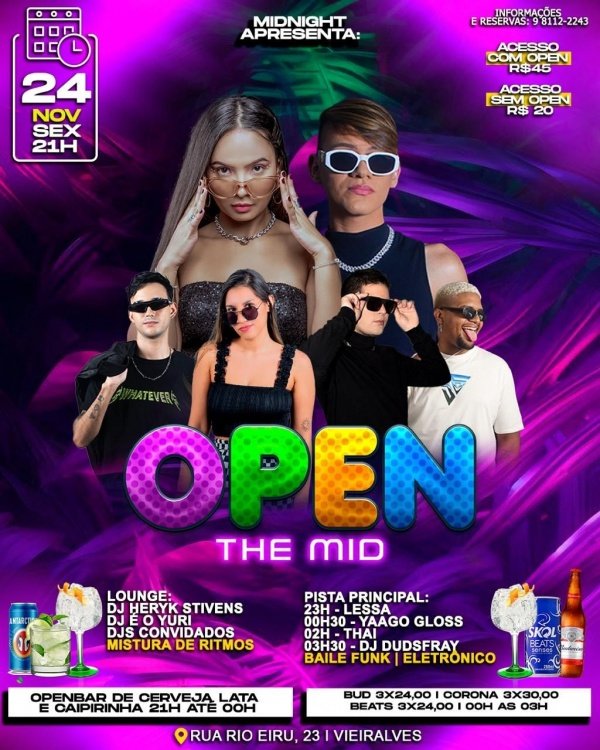 Open The Mid em Manaus - Sympla