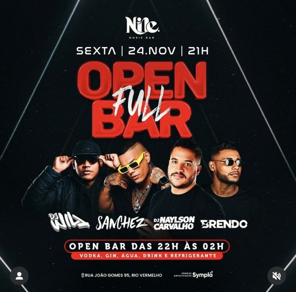 FULL OPEN BAR em Salvador - Sympla