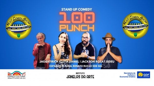 STAND UP COMEDY - 100 PUNCH em Brasília - Sympla