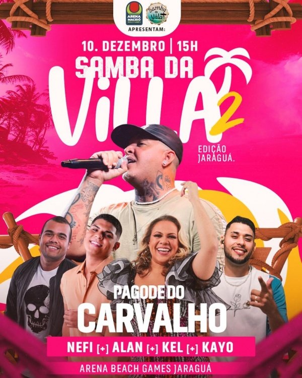 Samba da Villa II Edição Jaraguá em Maceió - Sympla