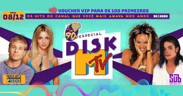 I Love the 90s - Especial Disk MTV em Rio de Janeiro - Sympla
