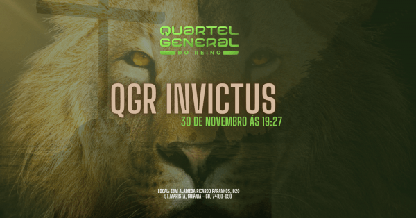 QGR Invictus em Goiânia - Sympla