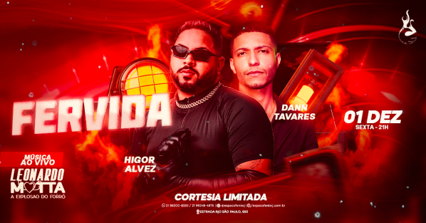 FERVIDA em Rio de Janeiro - Sympla
