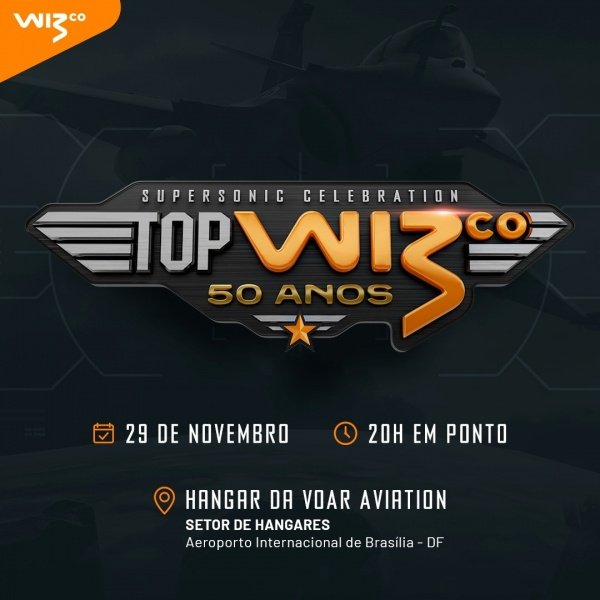 TOP WIZ 50 ANOS em Brasília - Sympla