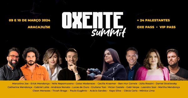 OXENTE SUMMIT em Aracaju - Sympla