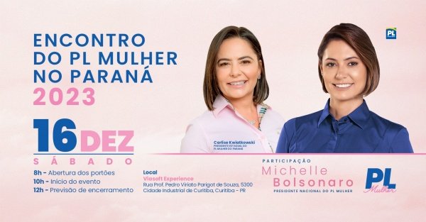 Encontro do PL Mulher no Paraná em Curitiba - Sympla