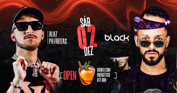 É BLACK É OPEN em Dourados - Sympla