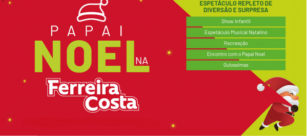 A Magia Do Natal Com A Chegada Do Papai Noel Ferreira Costa