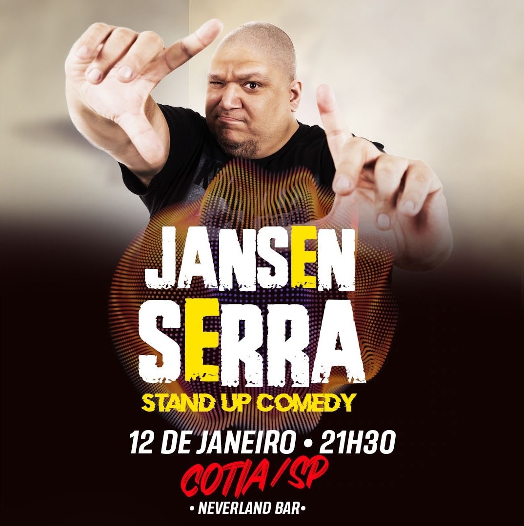 Jansen Serra - Stand Up Comedy em Cotia - Sympla