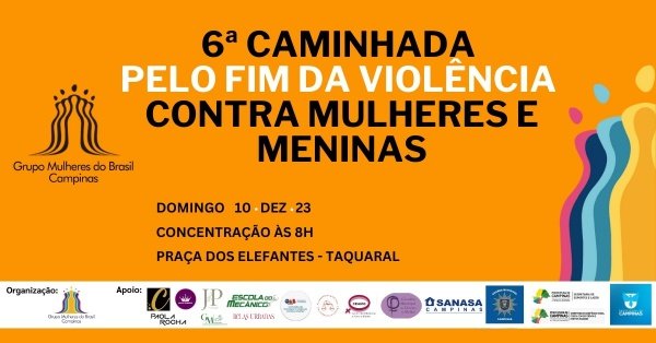 Caminhada pelo fim da violência contra mulheres e meninas - Grupo ... Caminhada pelo fim da violência contra mulheres e meninas - Grupo ...