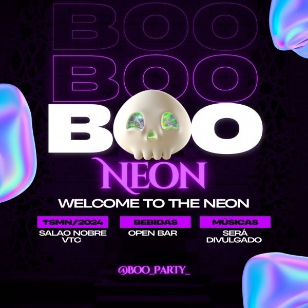 BOO_PARTY-Neon em Varginha - Sympla