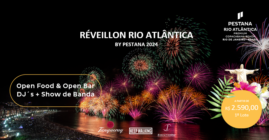 Réveillon Pestana Rio Atlântica (Copacabana): Open Bar & Open Food em ...