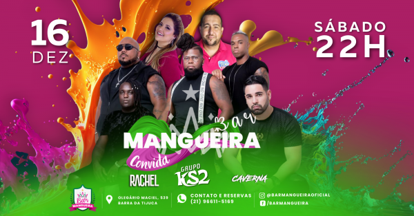 Bar mangueira Convida KS2, Dj Caverna e Rachel Lopes em Rio de Janeiro ...