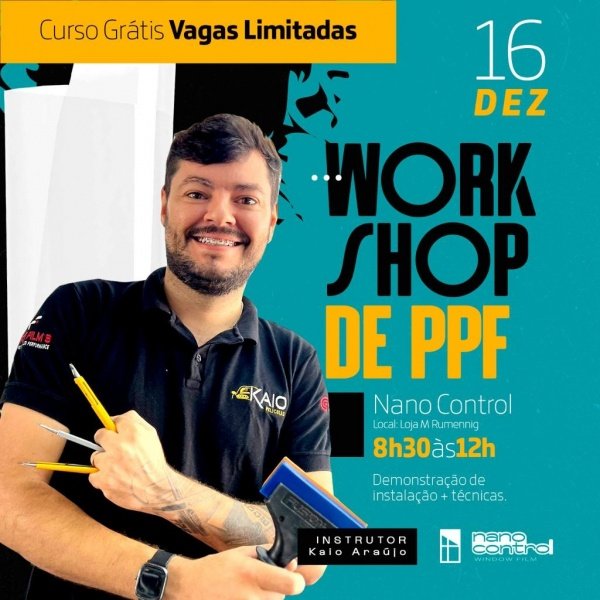 WorkShop sobre PPF Nano Control em Natal - Sympla