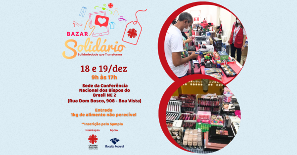 Bazar Solidário - Solidariedade que Transforma em Recife - Sympla