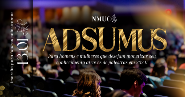 ADSUMUS: TREINAMENTO IMERSIVO PARA PALESTRANTES em Ponta Grossa - Sympla