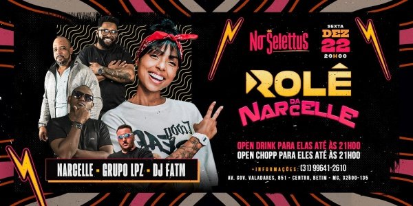 ROLÊ DA NARCELLE em Betim - Sympla