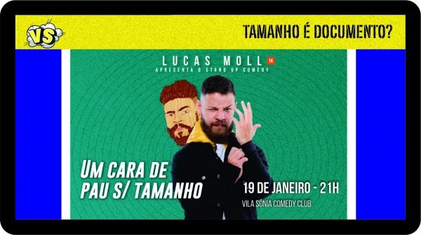 LUCAS MOLL - Um Cara de Pau sem Tamanho em São Paulo - Sympla