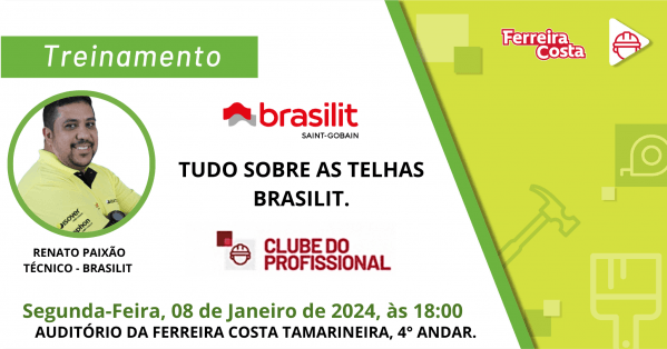 BRASILIT - INSTALAÇÃO DAS TELHAS BRASILIT. em Recife - Sympla