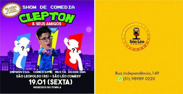 Erick Clepton e Convidados em São Leopoldo - Sympla