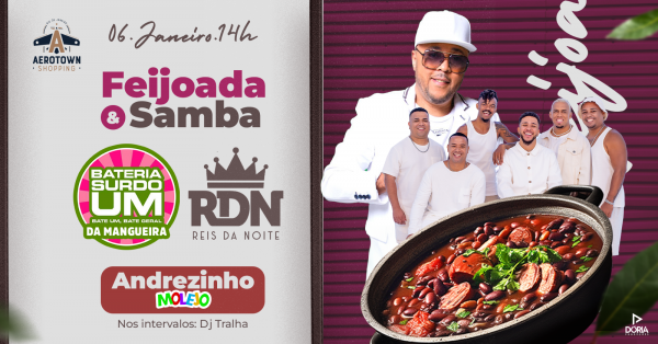 FEIJOADA E SAMBA em Rio de Janeiro - Sympla