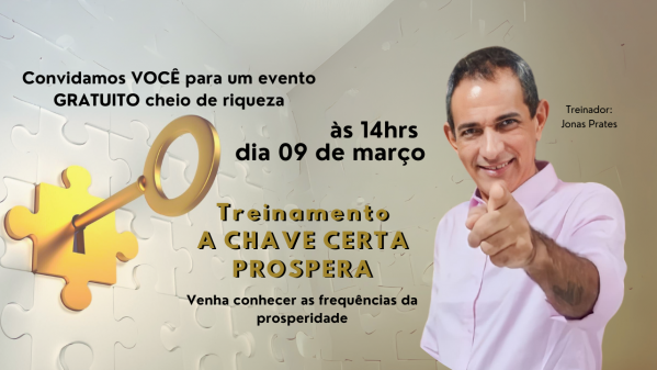 TREINAMENTO A CHAVE CERTA PROSPERA em São José do Rio Preto - Sympla