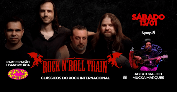 Banda ROCK N' ROLL TRAIN - Clássicos do rock. em Porto Alegre - Sympla