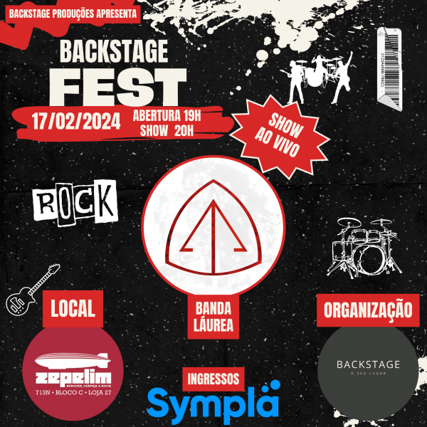 Backstage Fest em Brasília - Sympla