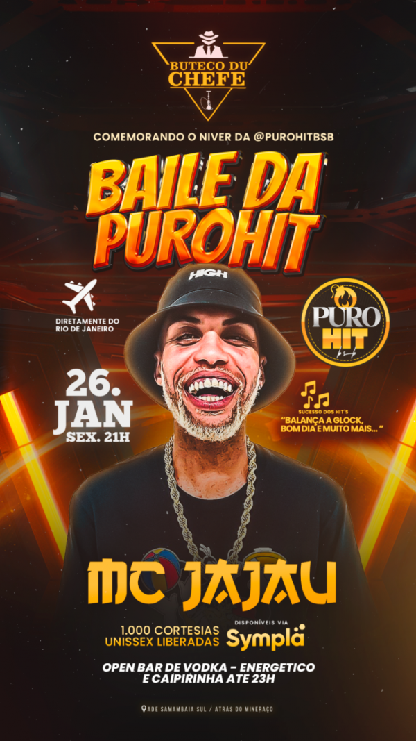 DIRETAMENTE DO RIO DE JANEIRO MC JAJAU NO BUTECO DU CHEFE SAMAMBAIA-DF ...
