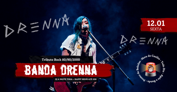 Banda Drenna - Tributo Rock anos 80/ 90 e 2000 em Rio de Janeiro - Sympla