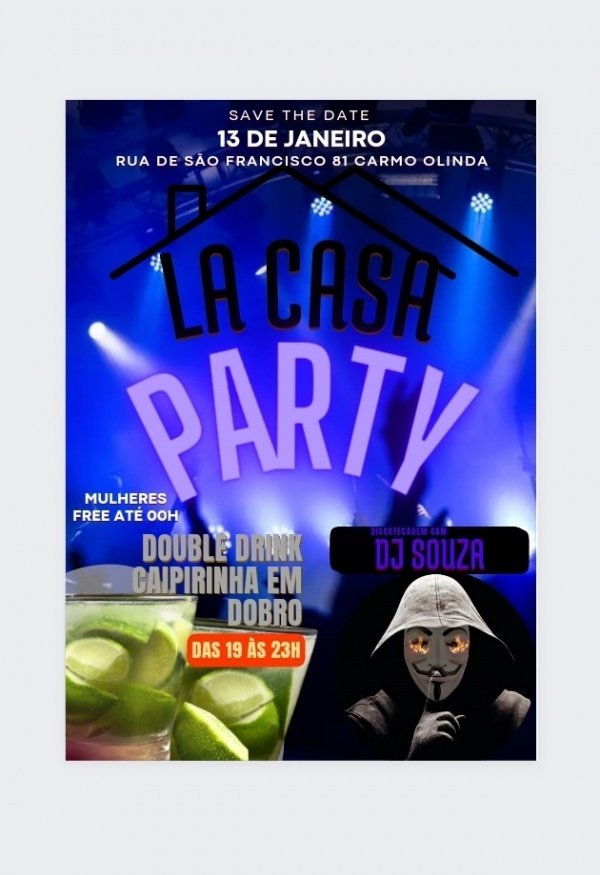 LA CASA PARTY em Olinda - Sympla