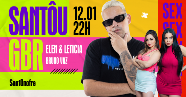 SANTÔU COM GBR (12.01) em São José dos Campos - Sympla