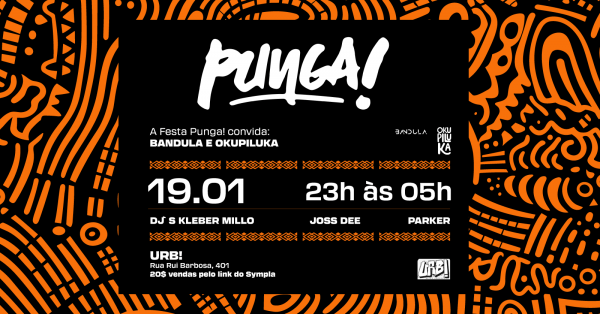 A Festa Punga! convida: Bandula e Okupiluka em São Paulo - Sympla