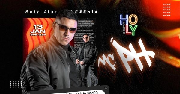 HOLY CLUB APRESENTA MC PH - DIA 13/01 SÁBADO em São Paulo - Sympla